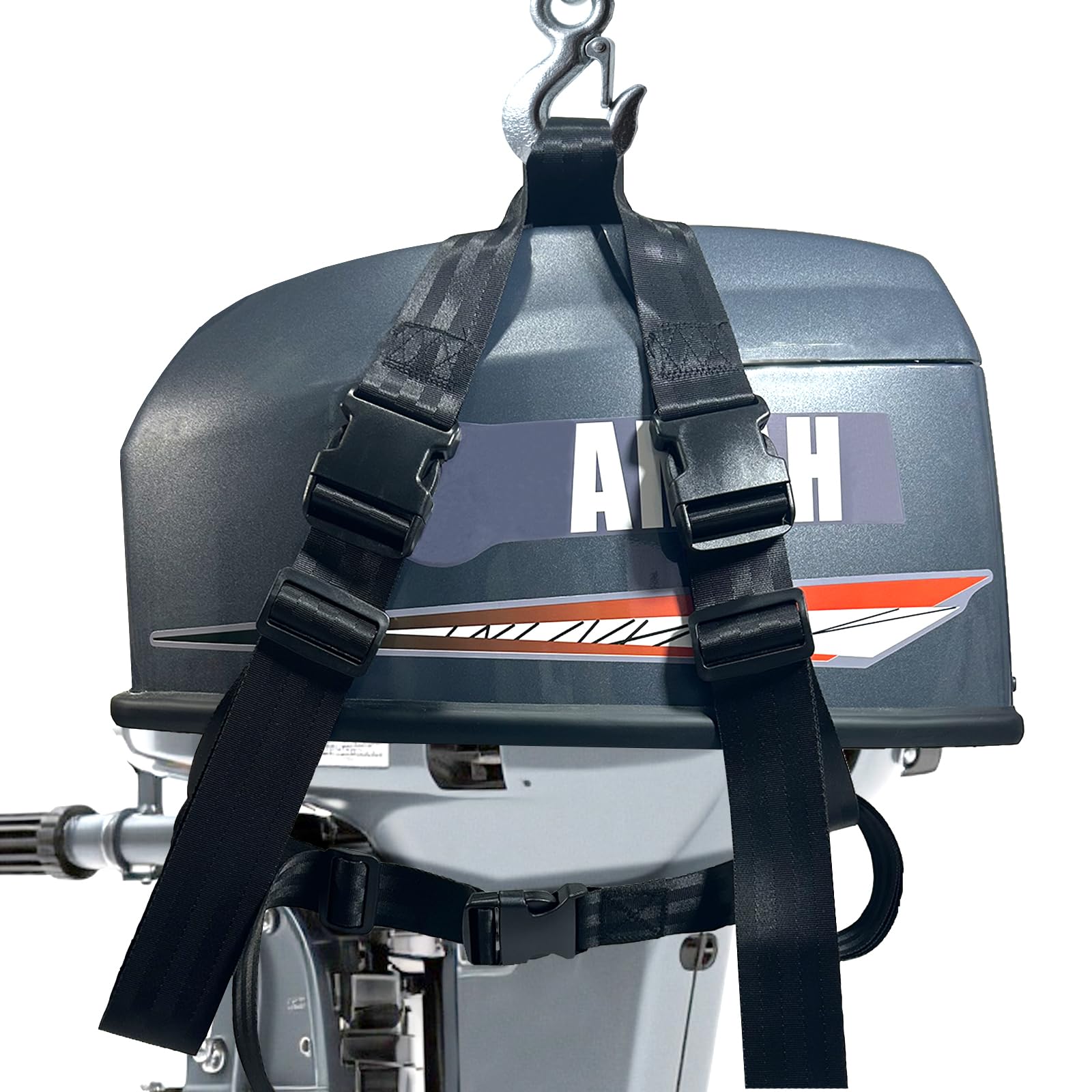 Outboard Motor Hoist Harness, for 2 HP to 30 HP Outboard Engine, High ...
