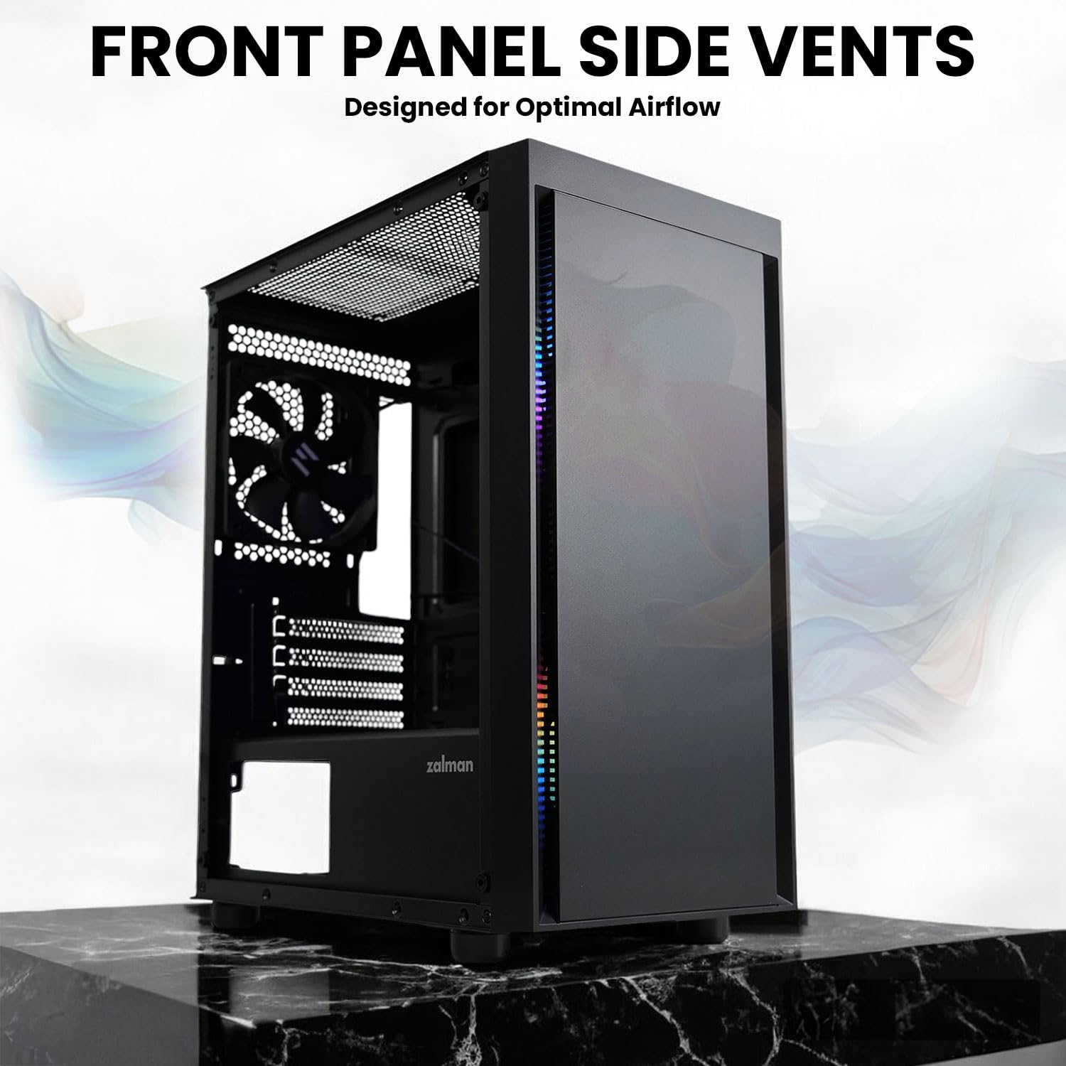 Mua Zalman T3 Compact Mini Tower Micro-ATX PC Case - 2 x 120mm Fans Pre ...