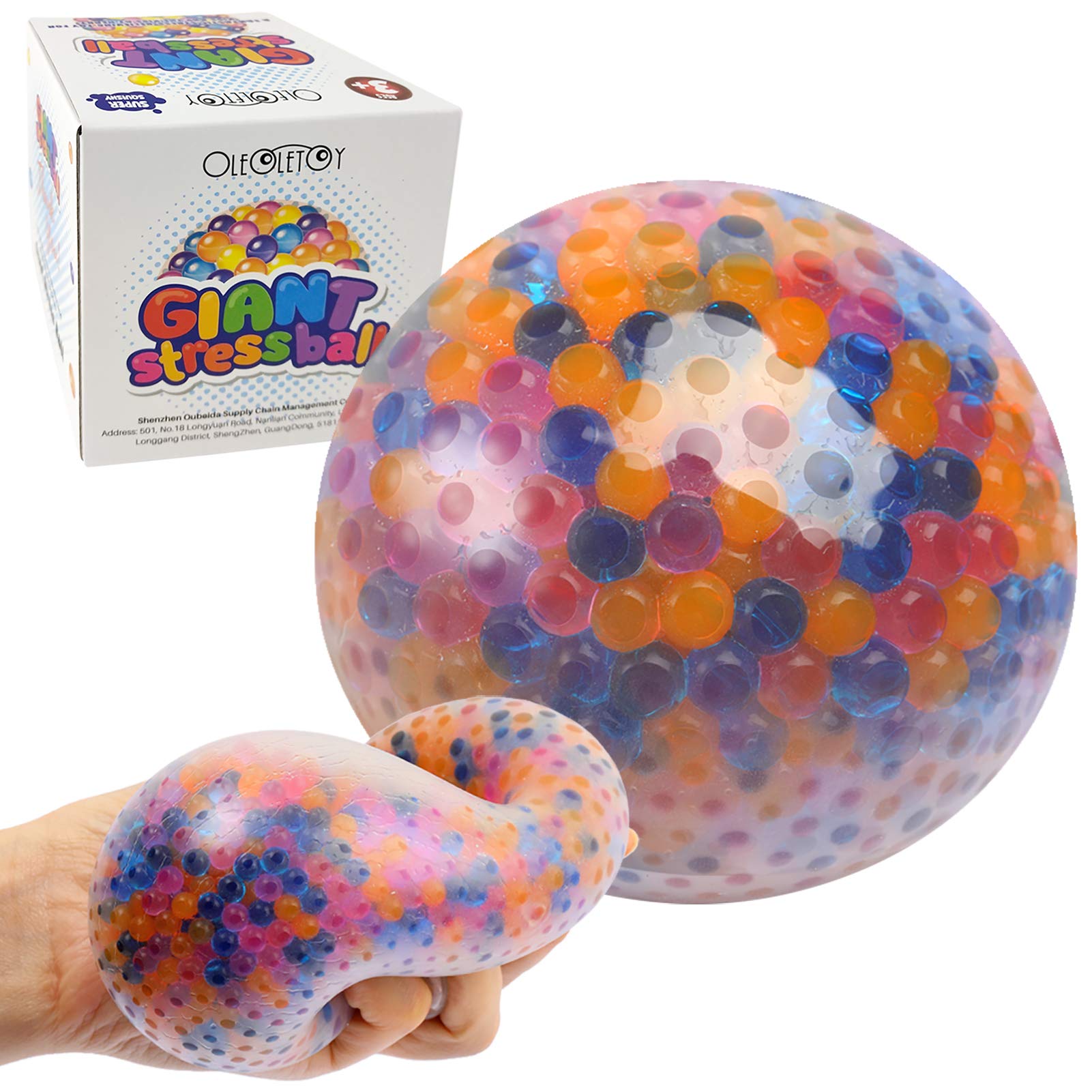 Buy Giant Stress Ball, Water Bead Squeeze Toy for Kids, Teens and ...