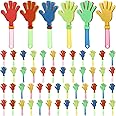 Amazon.com: ZCYSRLQIN 50 Pcs Colorful Hand Clappers 7.5 Inch Clappers ...