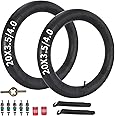 Amazon.com: RUTU 20 inch Bike Tube 20x3.5/4.0 Fat Bike Tube AV32mm ...