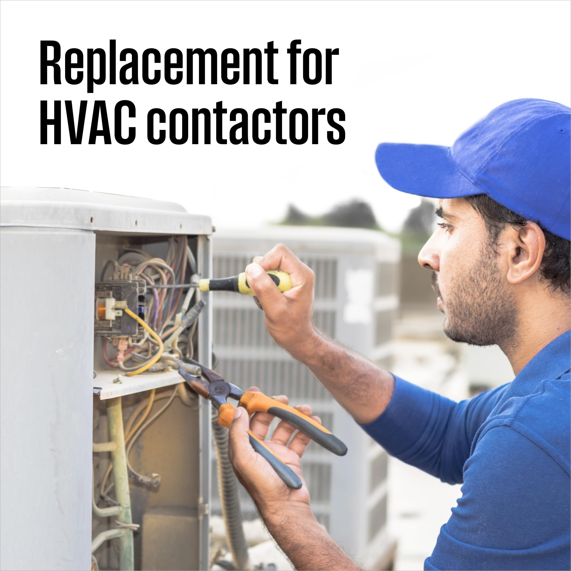 Packard C230a Westinghouse HVAC Contactor, 2 Pole, 40 Amp, 24V Coil ...