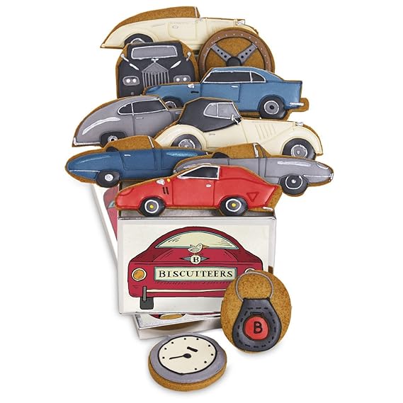 Biscuiteers Classic car show biscuit tin 800g: Amazon.co.uk: Grocery