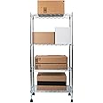 Amazon.com: Mind Reader Adjustable 4 Tier Storage Rack, Silver : Home ...