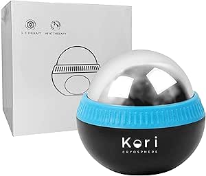 Amazon.com: Kori Cryosphere Cold Massage Roller Ball - 6 Hours Cold/Hot Relief - Removable Ball ...