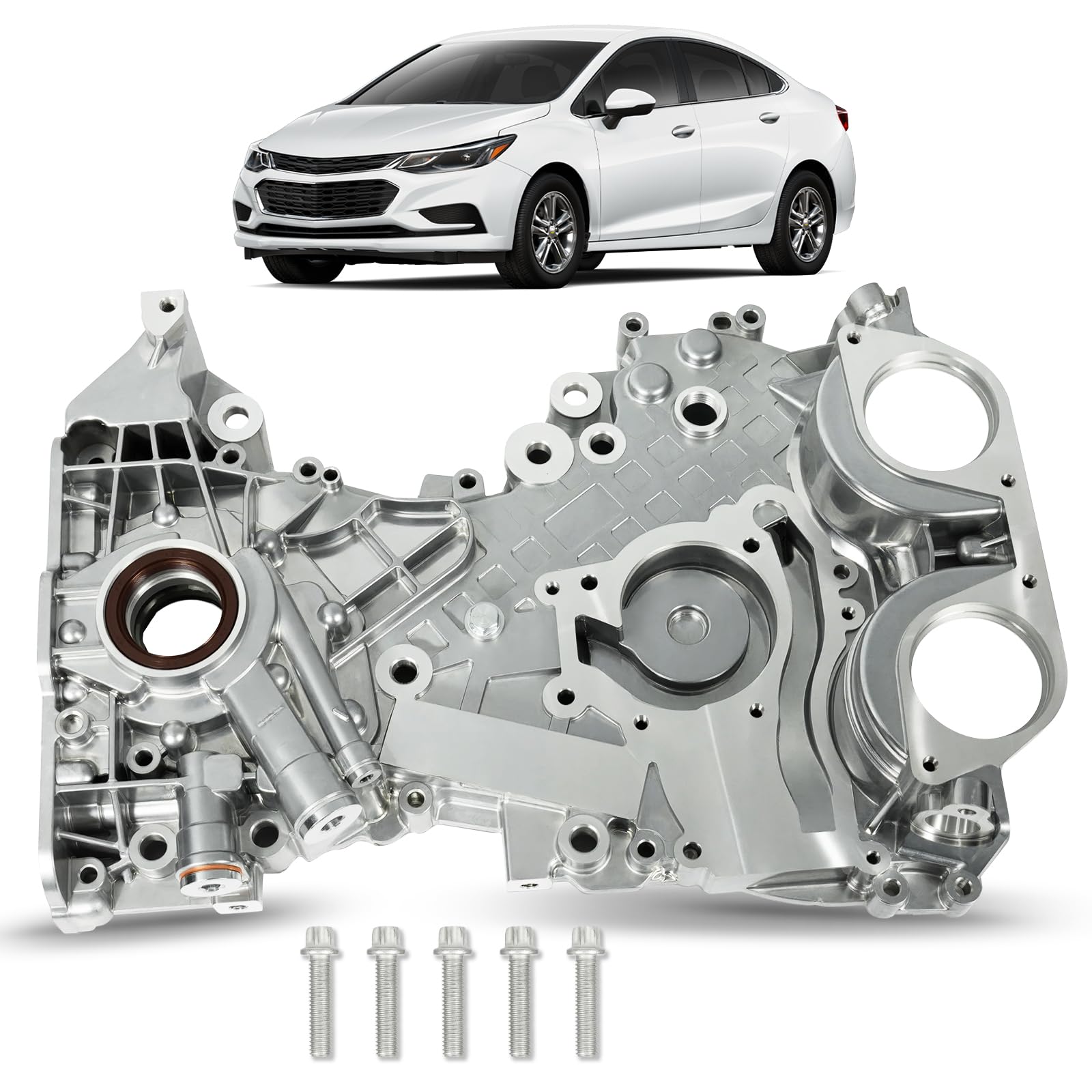 VORGENS Engine Timing Cover 25199424, Timing Chain Cover Fits for Chevy ...