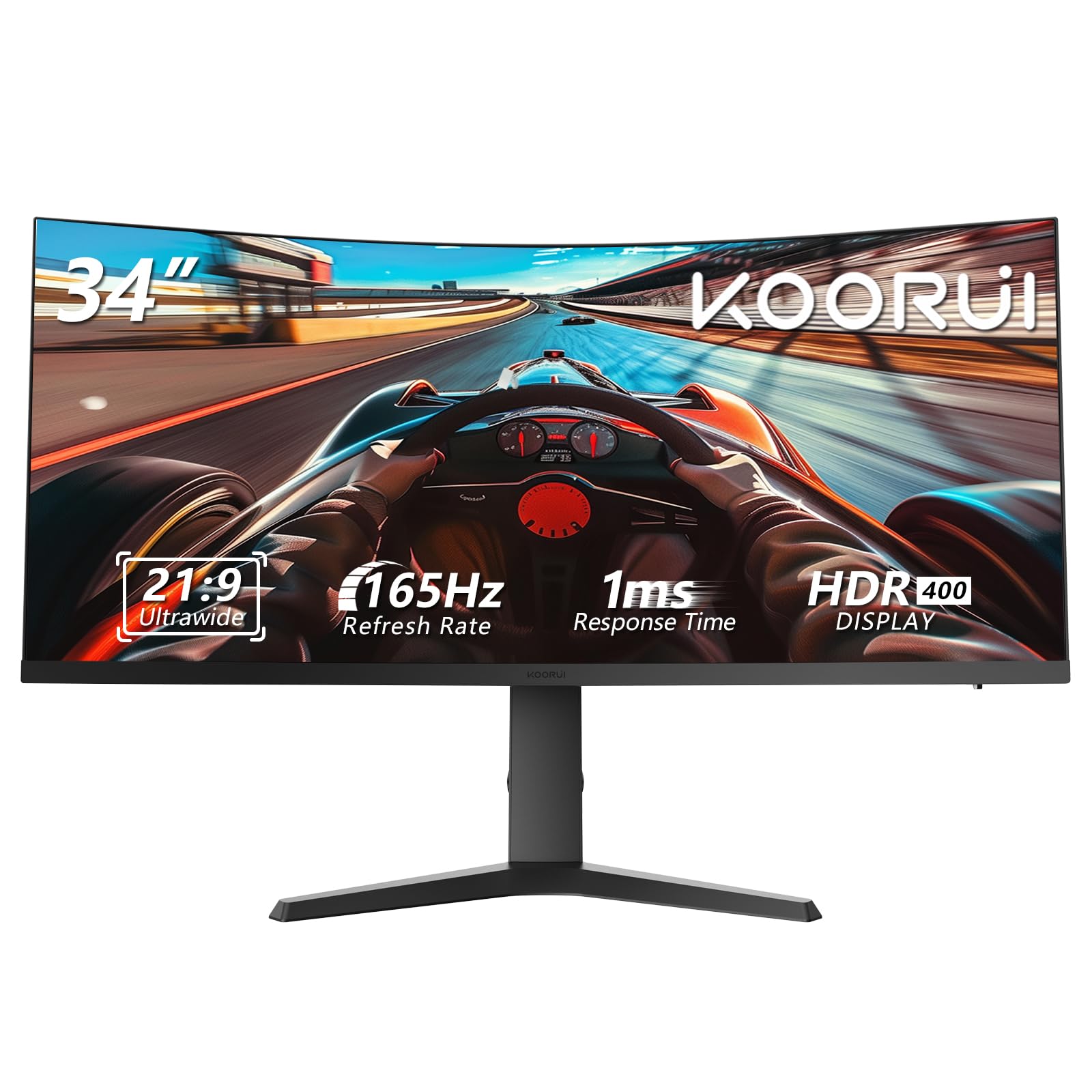 Mua KOORUI 34 inch Curved Monitor Gaming Ultrawide Monitors144hz 165hz ...