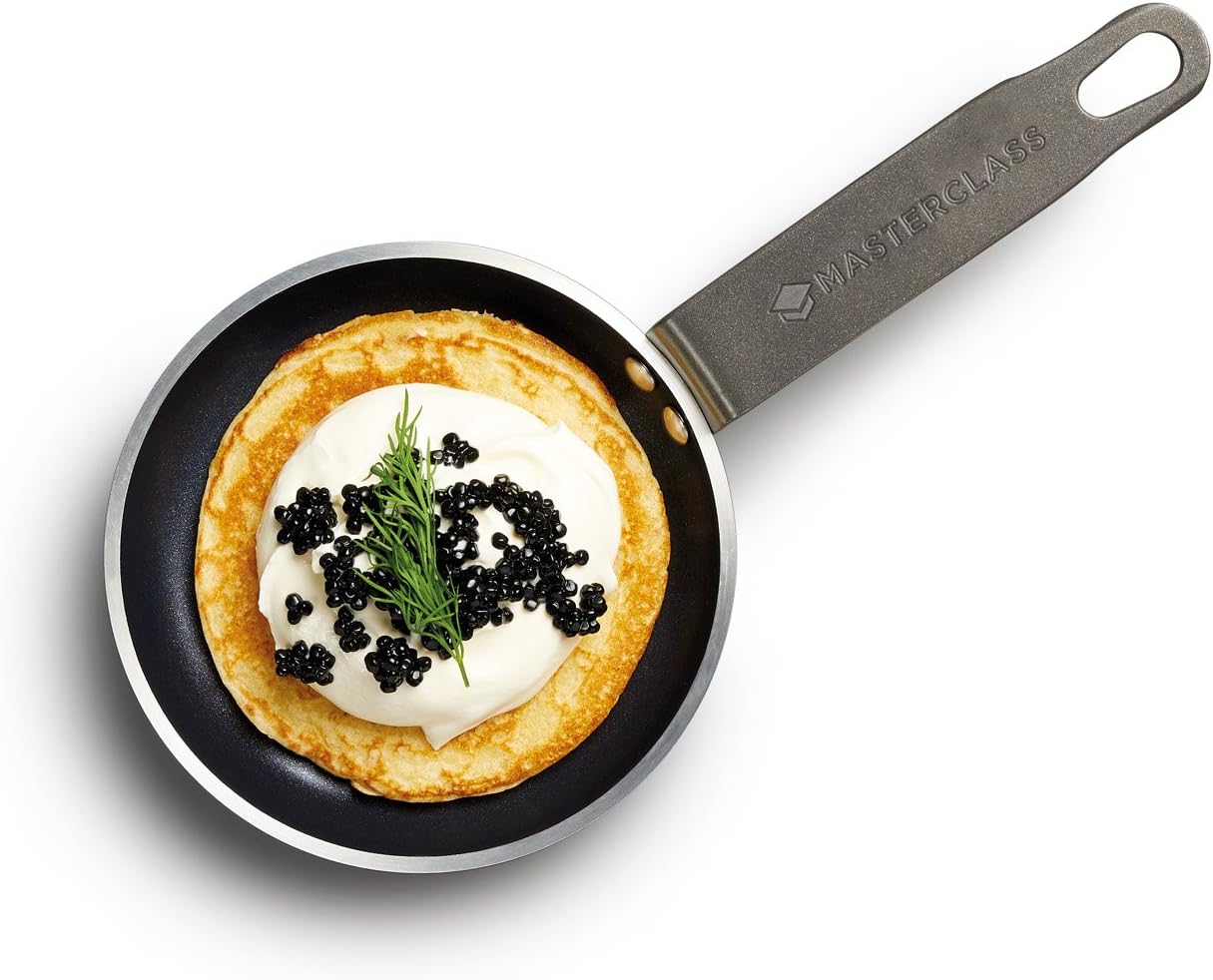 MasterClass Professional Heavy Duty Aluminium Mini Frying Pan/Blini Pan ...