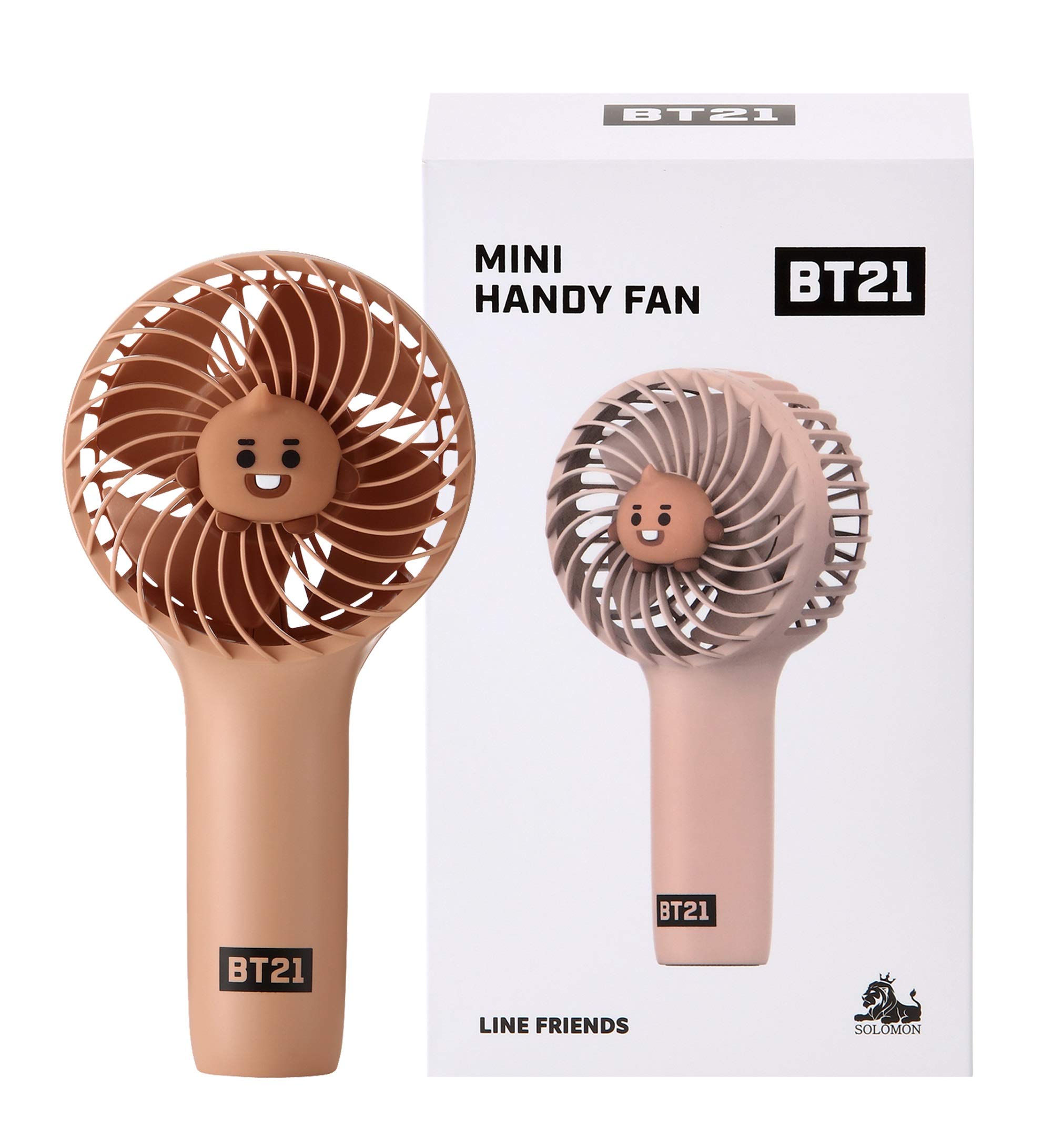 Mua (Official) BT21 Shooky Character Mini Portable Fan, Mini Handy Fan ...