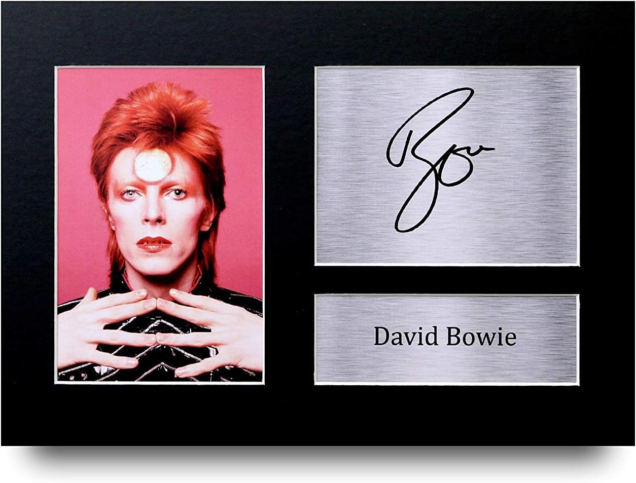 HWC Trading David Bowie Gift Signed A4 Printed Autograph Ziggy Stardust ...