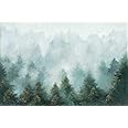 Amazon.com: NextWall Daybreak Forest Peel and Stick Wall Mural : Tools ...