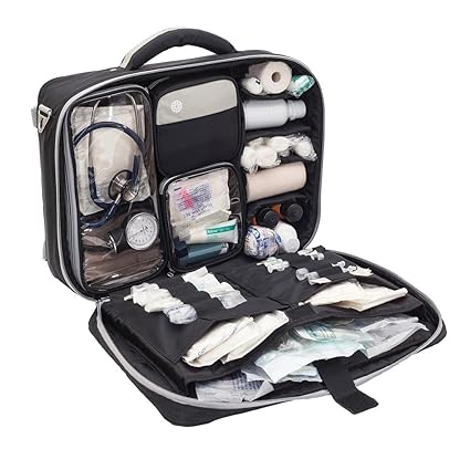 Elite Bags Health Briefcase for Home Care Practitioners, Medical ...