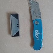 Rolson 62845 Folding Lock-Back Utility Knife: Amazon.co.uk: Kitchen & Home