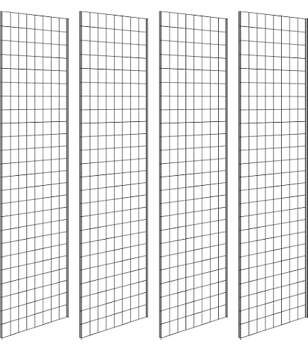 Raw Steel Wire Grid Panels Metal Grid | Wire Grid Panels | Mesh Wall