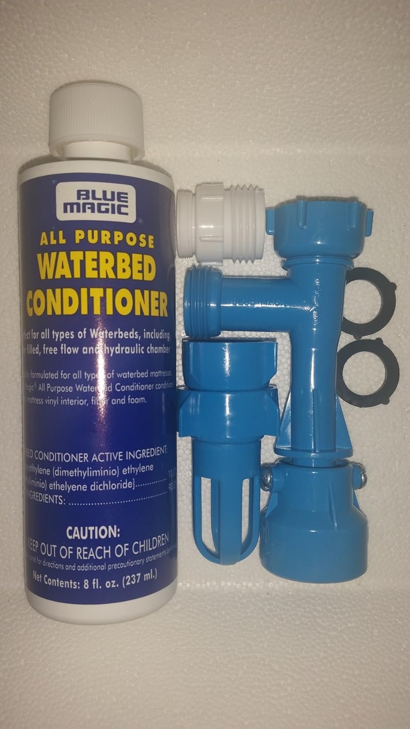 Amazon BLUE MAGIC WATERBED FILL DRAIN KIT With 8 OZ ALL PURPOSE Amazon BLUE MAGIC WATERBED FILL DRAIN KIT With 8 OZ ALL PURPOSE