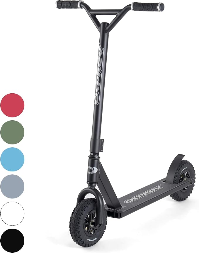 Osprey Dirt Scooter, All Terrain Trail Adult Scooter with Chunky Off ...