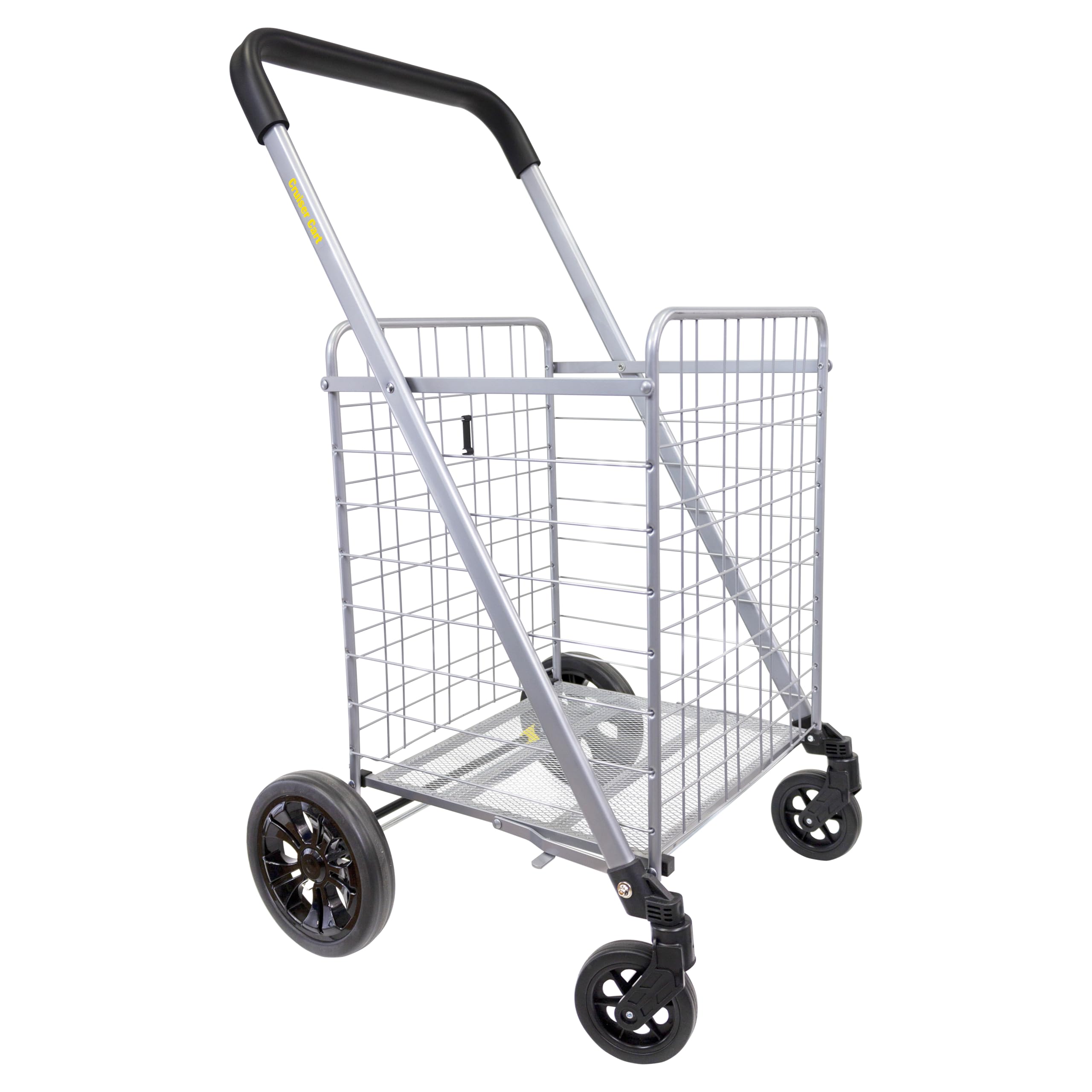 dbest products Cruiser Cart Deluxe 2 - Foldable Shopping Cart with ...