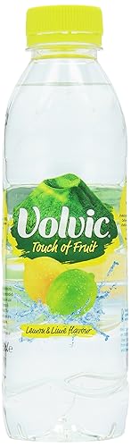 Volvic Sugar Free Touch Of Lemon and Lime Flavour Water 500 Ml (pack Of ...