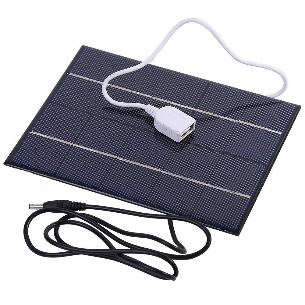 Solar Panel-Outdoor Portable 3.5W 5V Charger Panel with 18650 Battery ...