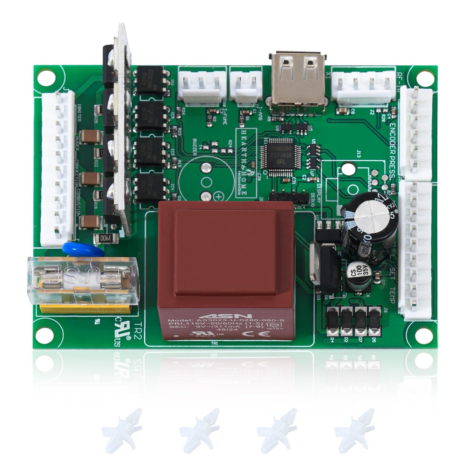 Fenglesha Circuit Control Board Replacement for PelPro PP130, Pleasant ...