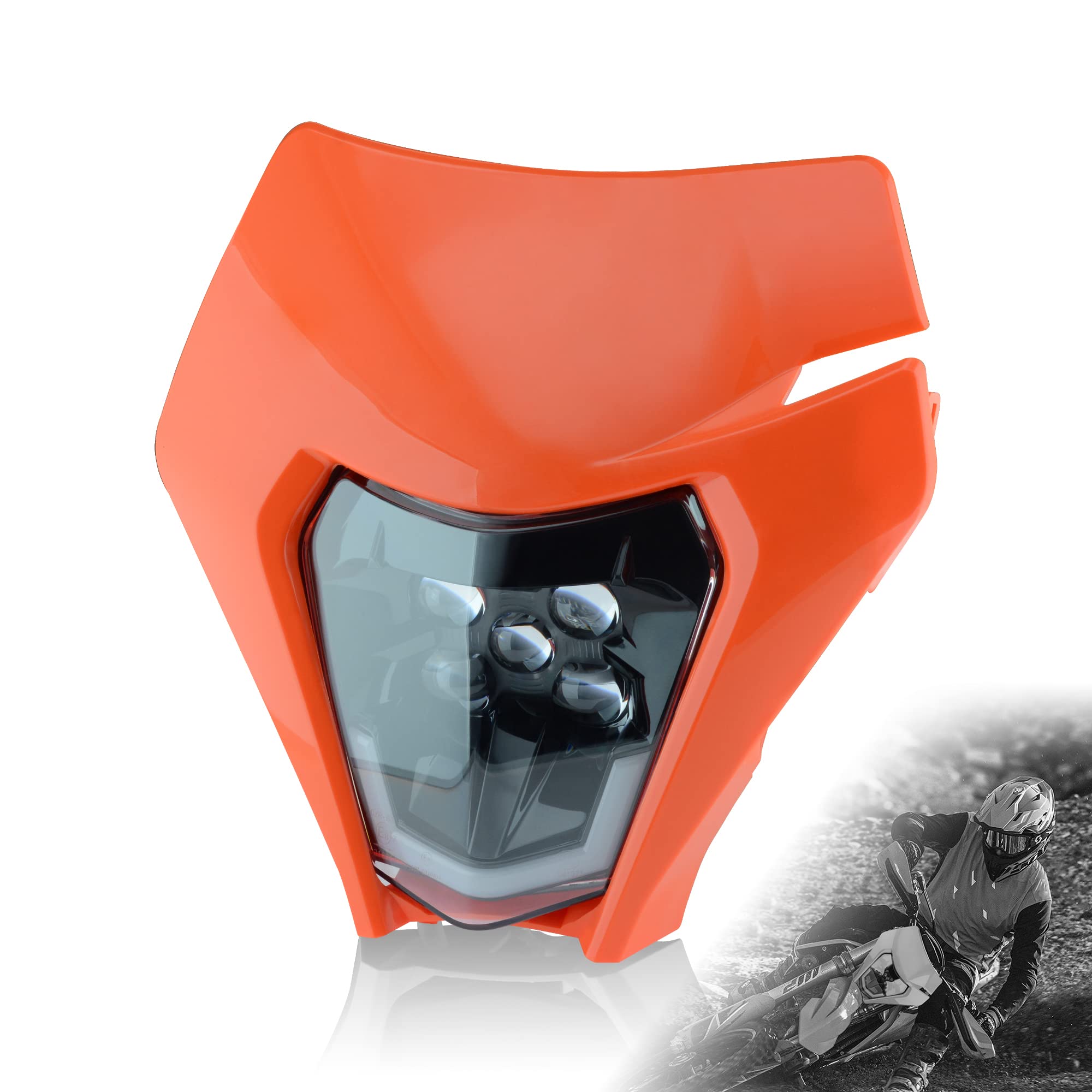 Mua MCHMFG Dirt Bike Headlight Dirtbike LED Headlights Kit Motorcycle ...