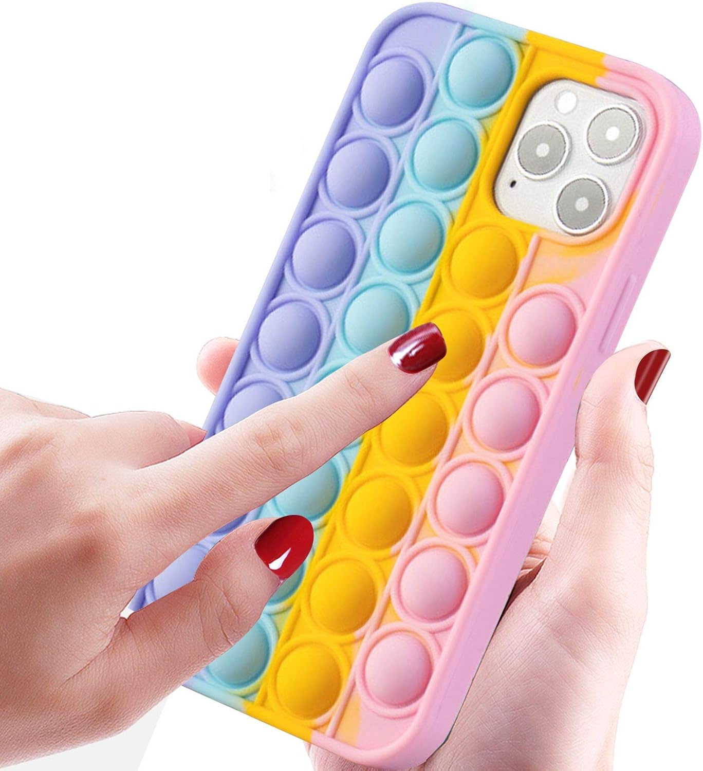 Push Pop Bubble Fidget Sensory Phone Case for iPhone 11 Pro Max-6.5 ...