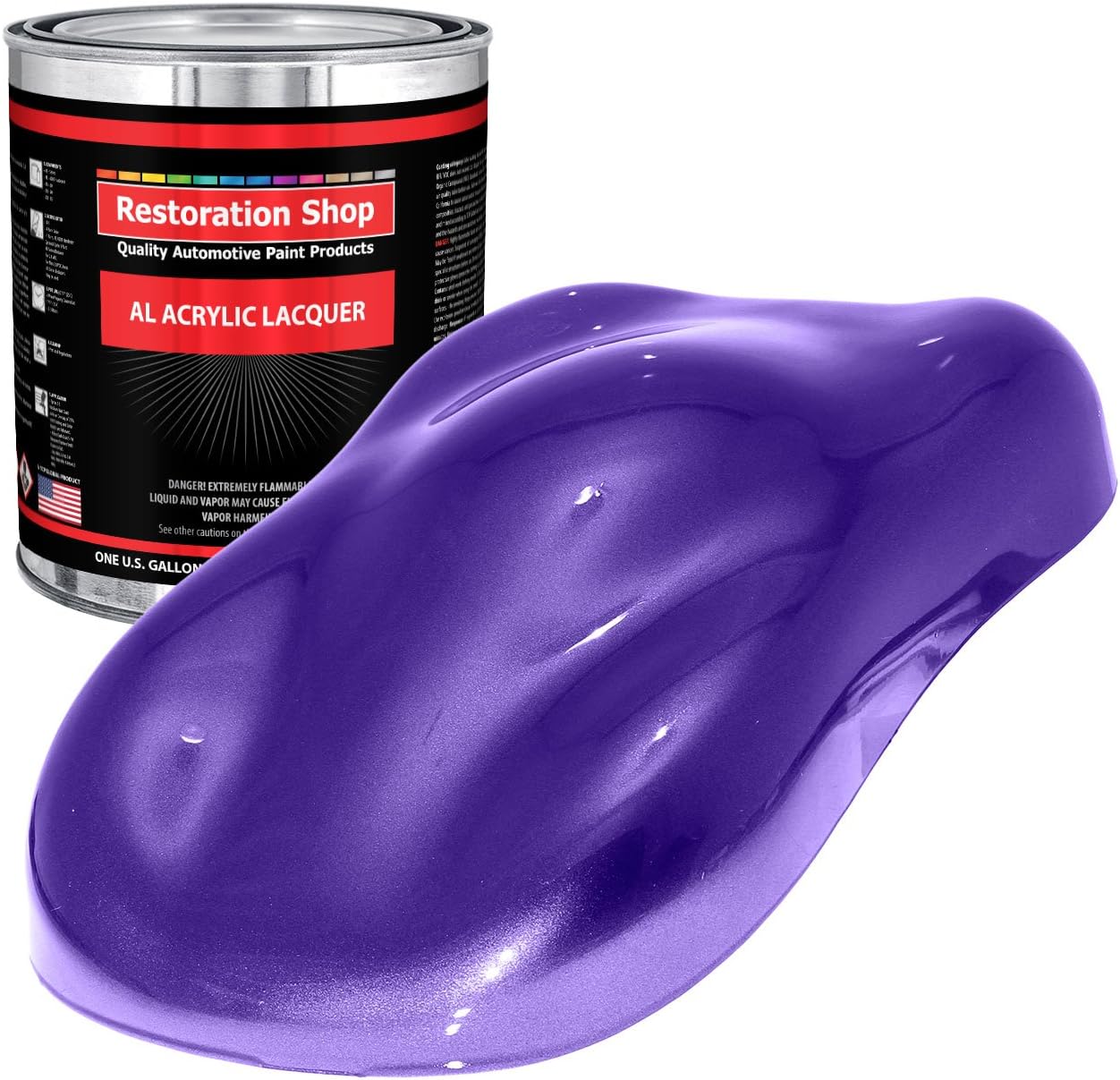 Amazon.com: Restoration Shop - Plum Crazy Metallic Acrylic Lacquer Auto ...