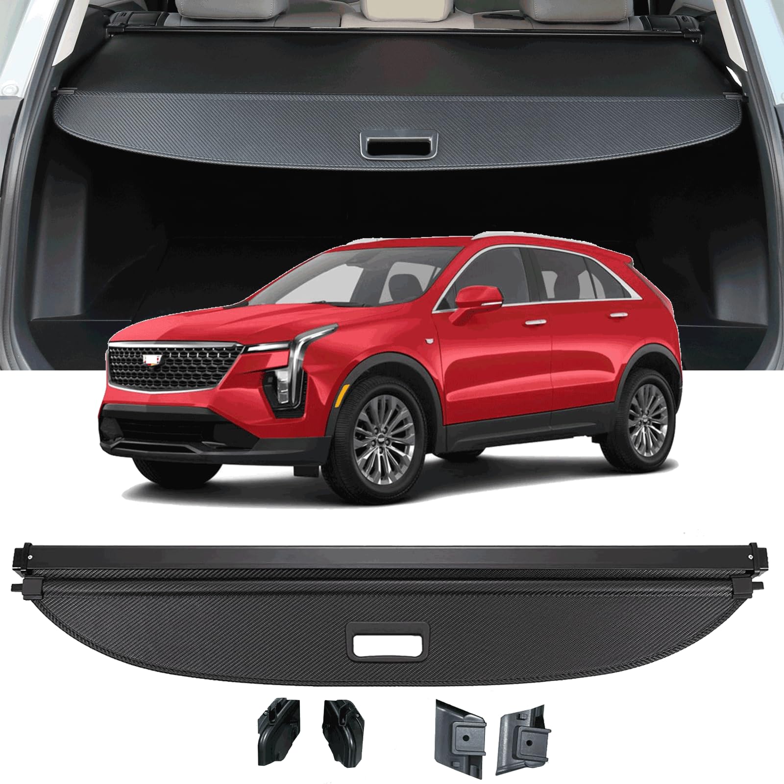 AQAE Retractable Cargo Cover Compatible with 2019-2024 Cadillac XT4 ...