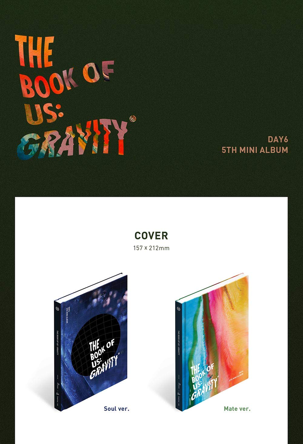 Album foto DAY6 The Book of Us : Gravity - Pack with Pre Order Benefit ...