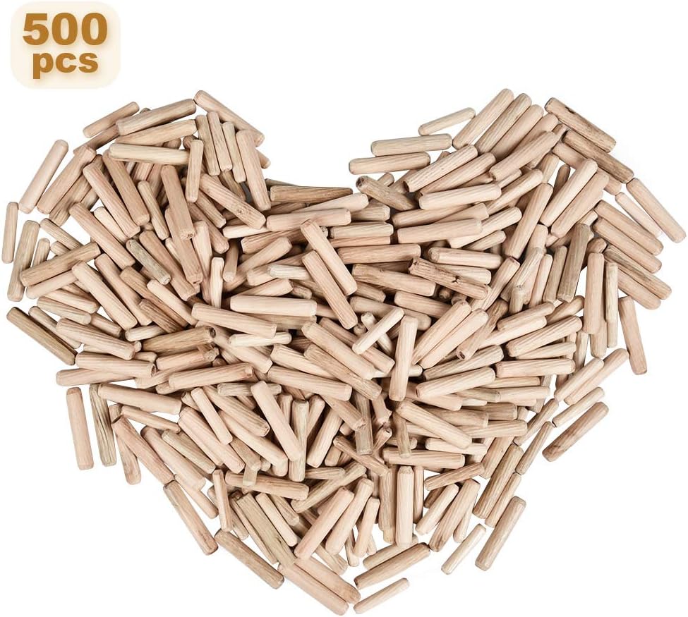 ATPWONZ Dowel Pins Set Wooden Dowels Pins Assorted Wooden Dowels Hard ...