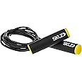 Amazon.com : SKLZ Adjustable Jump Rope with Padded Grips , Black/Yellow ...