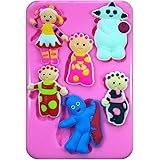 In the night garden Set of 'Tombliboos' Unn Ooo and Eee figures or cake ...