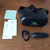 Amazon.co.jp： SAMONIC 3D VRゴーグル 「イヤホン、Bluetoothコントローラ、日本語説明書付属」 (ブラック): 家電・カメラ