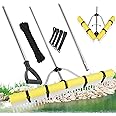 Amazon.com : Pond Rake,Floating Weed Lake Rake,Detachable Float Lake ...