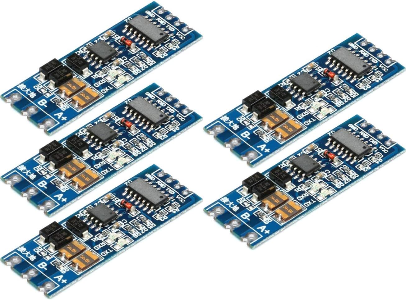 TECNOIOT 5 pieces TTL RS485 485 to Serial UART Mutual Conversion ...