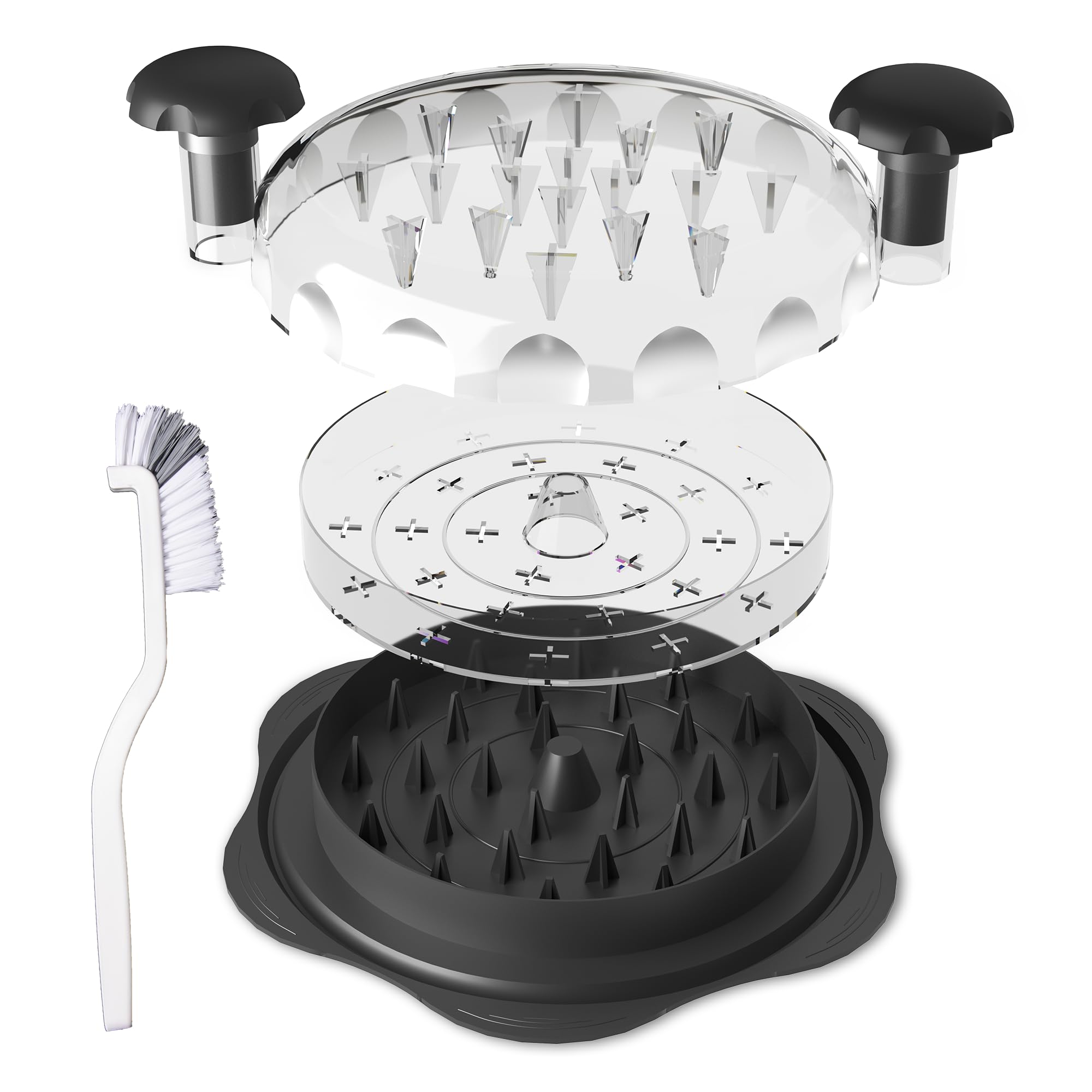 Chicken Shredder Tool Twist Large, Chicken Breast Shredder with Brush ...