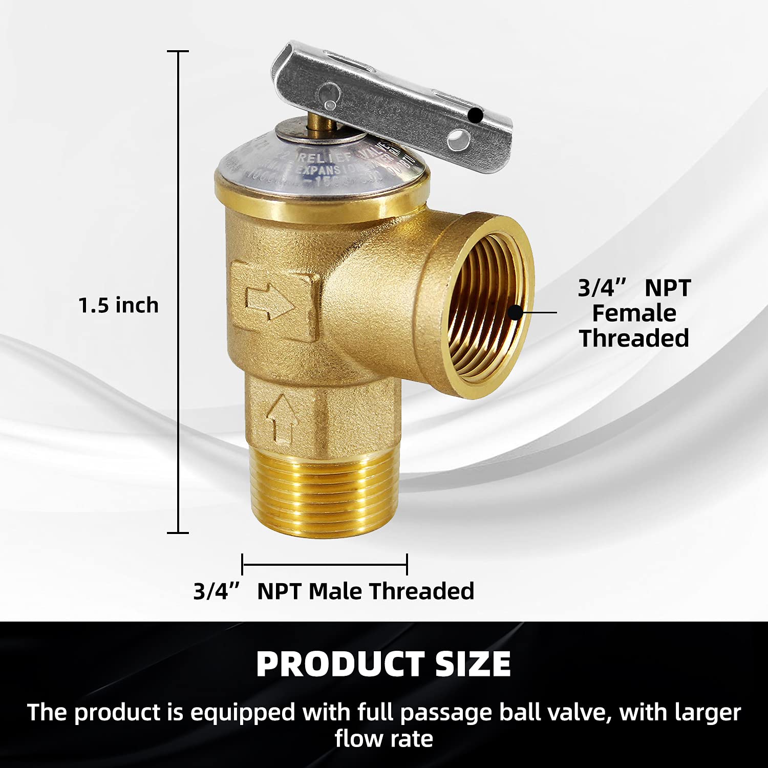 Mua VAV 3/4-Inch IPS Isolator Tankless Water Heater Service Valve Kit ...