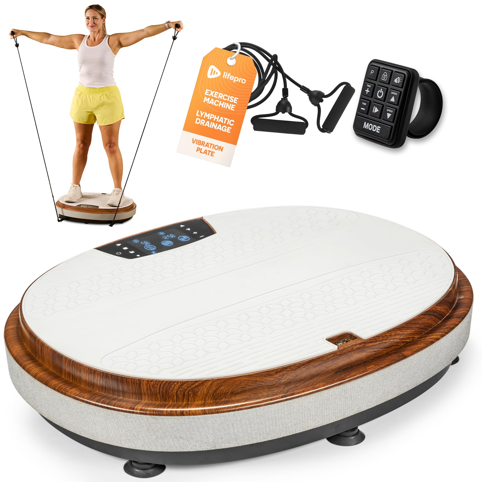 LifePro RelaxaVibe Vibration Plate Exercise Machine - Vibration ...