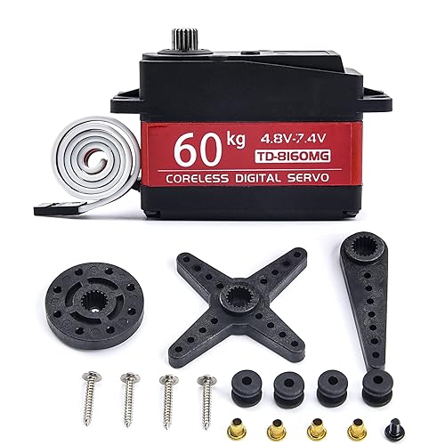 Readytosky Waterproof 60kg Servo Metal Gear High Torque Digital Servo ...