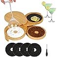 Amazon.com | 3 Tier Margarita Salt Rimmer Set Bamboo. Family Party Salt ...