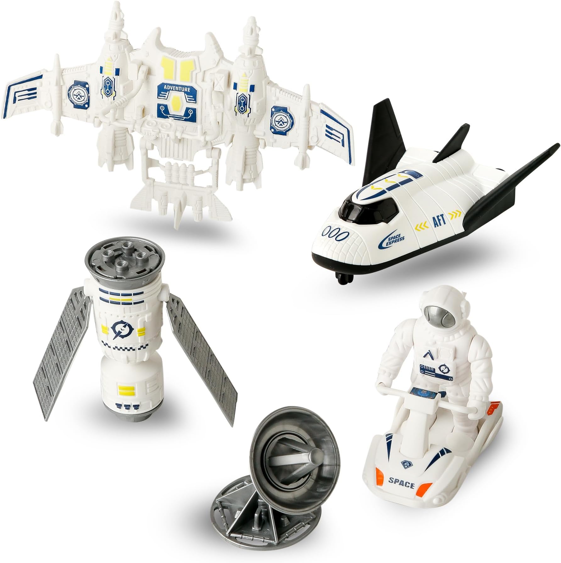 Wbzle Space Shuttle Toy, Astronaut Toys Playset, Outer Space Toys for ...