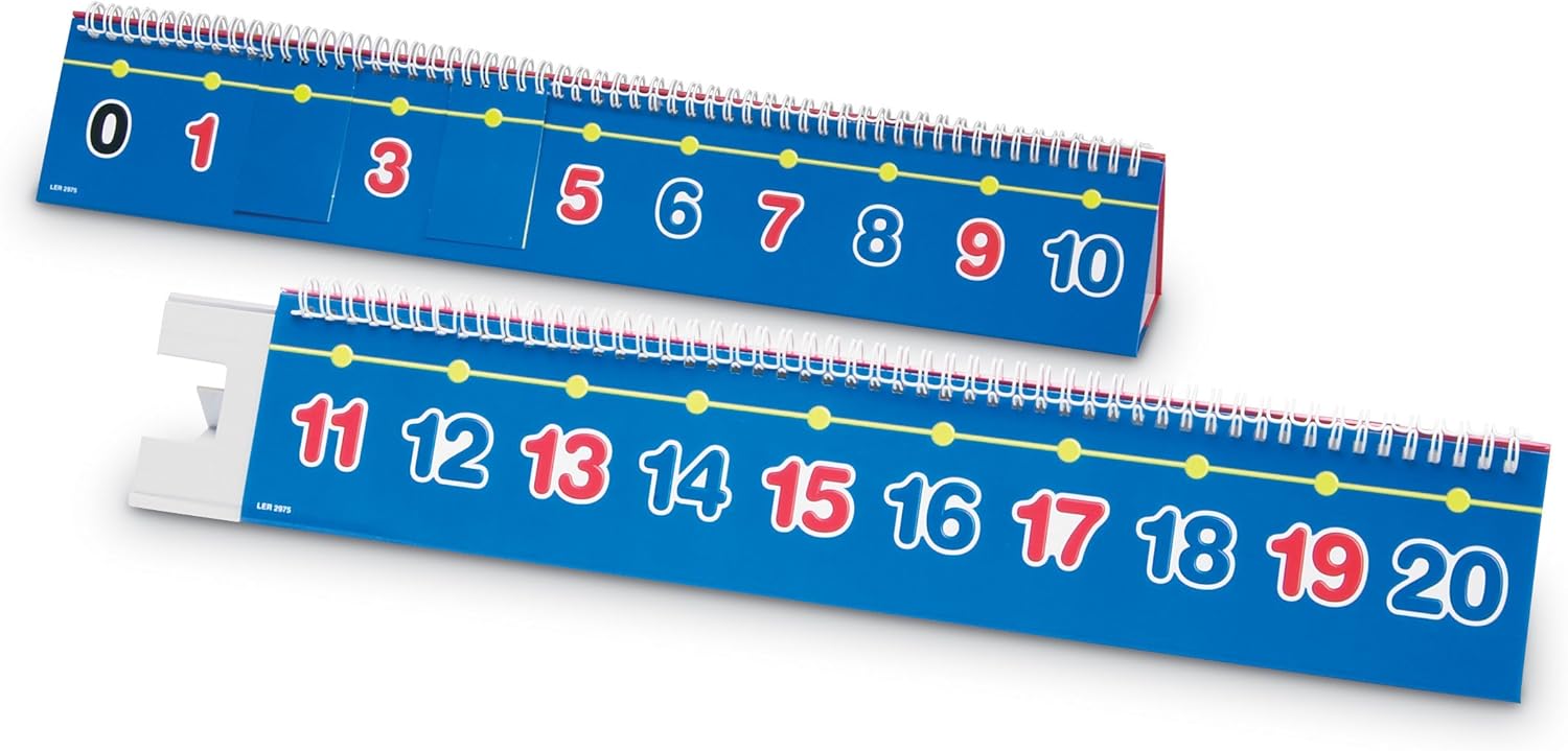 Learning Resources 0-20 Number Line Flip Chart: Amazon.co.uk: Toys & Games