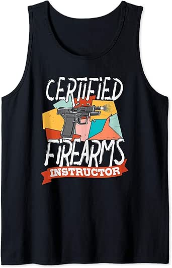 Amazon.com: certified firearm instructor shirt for gun and weapon lover ...