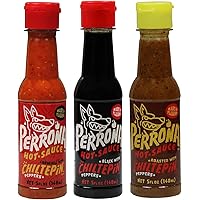 Amazon.com : La Perrona Hot Sauce Variety | Chiltepin, Roasted, Green ...