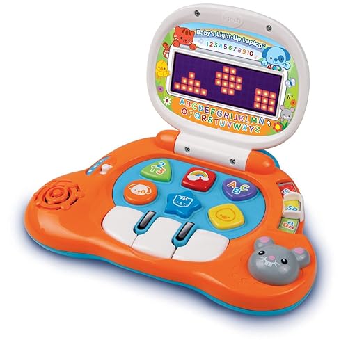 VTech Baby's Light-Up Laptop,Orange in Oman | Whizz Learning Systems