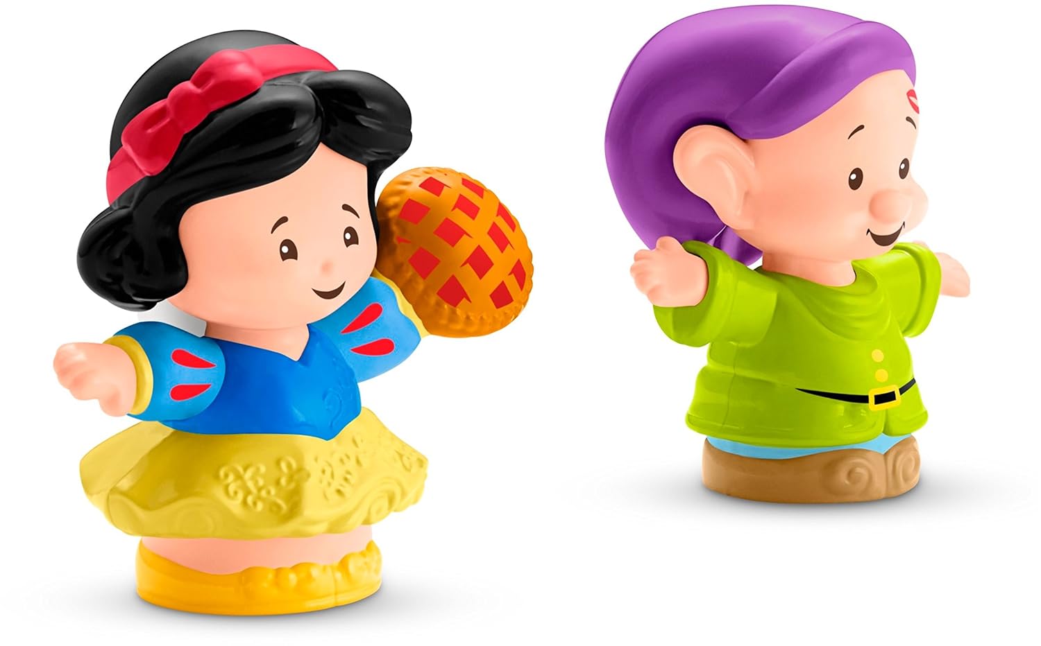 Fisher-Price Little People Disney Princess, Snow White & Dopey Figures ...