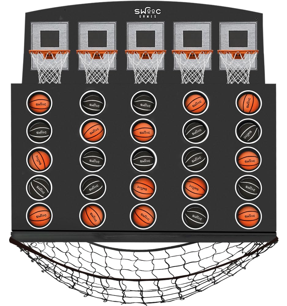 SWOOC Games - Low Post Lineup | Wall Mounted Giant Basketball 4 in A ...