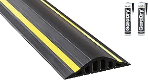 1 ½" High Garage Door Flood Barrier Threshold Kit (8'3") | Flexible PVC ...