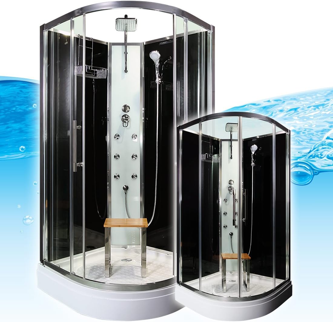 AcquaVapore QUICK16-0300 Dusche Duschtempel Komplette Duschkabine 80x80 ...
