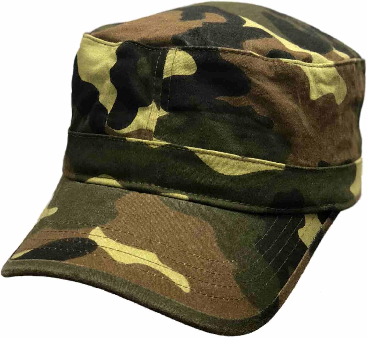 Forest Camo GI Military Flex Woodland Camouflage Cadet Fit Fitted Low ...